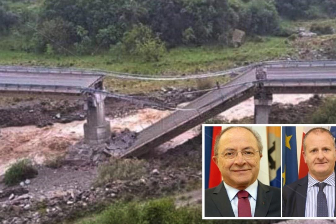 Crollo ponte sulla Sila-Mare, i consiglieri regionali Bevacqua e ...