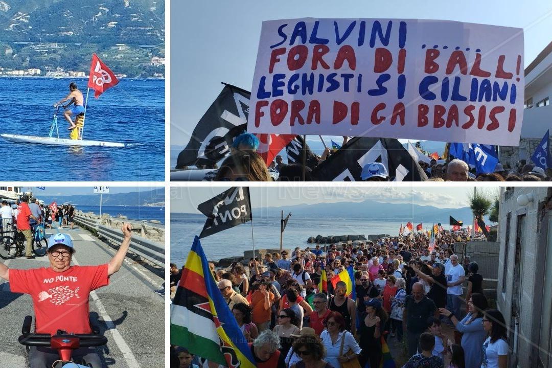 Ponte sullo Stretto, il popolo del No a Messina: in 3mila da Sicilia e ...