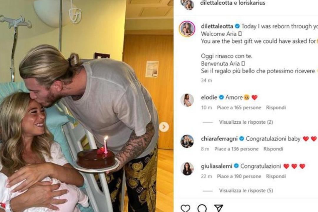 Diletta Leotta è diventata mamma: è nata Aria, la prima figlia con ...