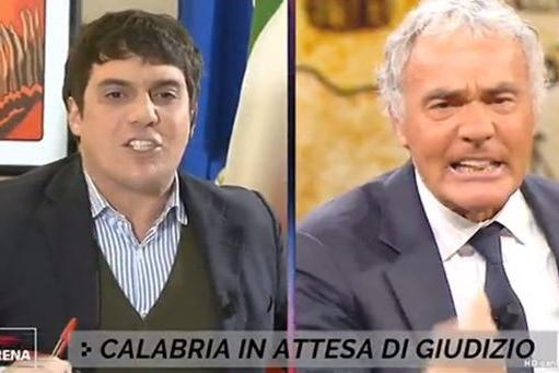 Marco Polimeni cita Gratteri e va al tappeto nell’Arena di Giletti