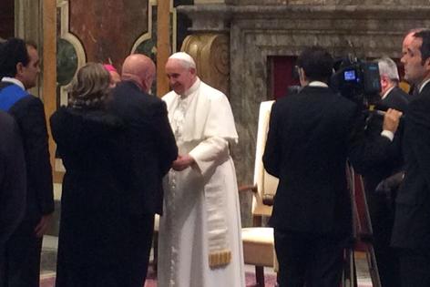 Papa Francesco ha ricevuto Oliverio