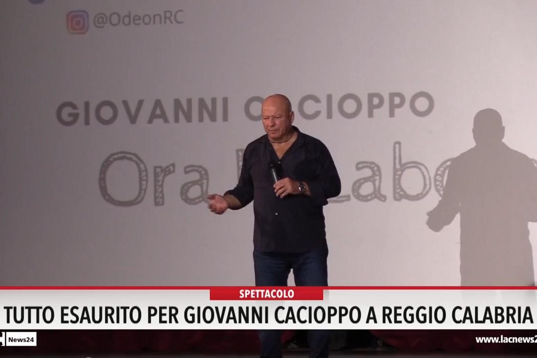 Giovanni Cacioppo conquista Reggio: sold-out all'Odeon tra risate e ...