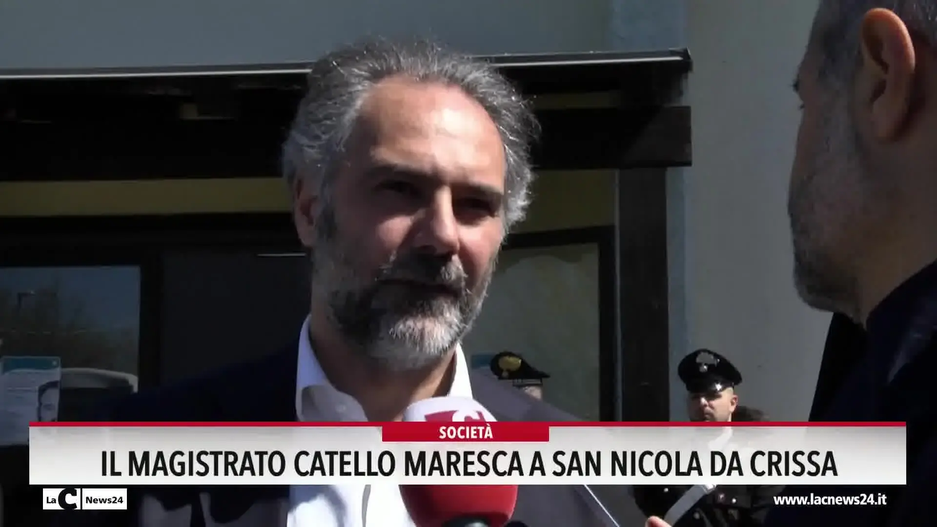 Il magistrato Catello Maresca a San Nicola da Crissa