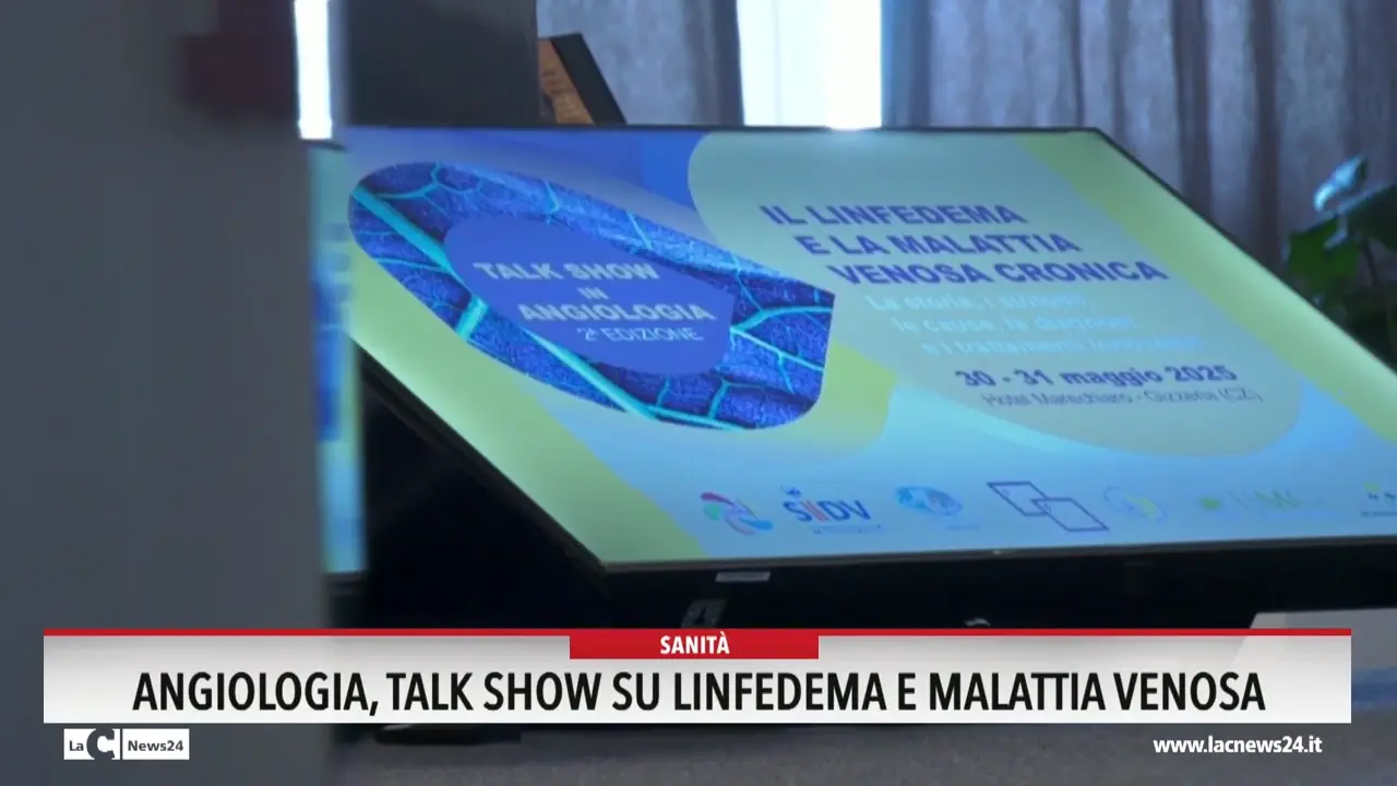 Angiologia, talk show su linfedema e malattia venosa