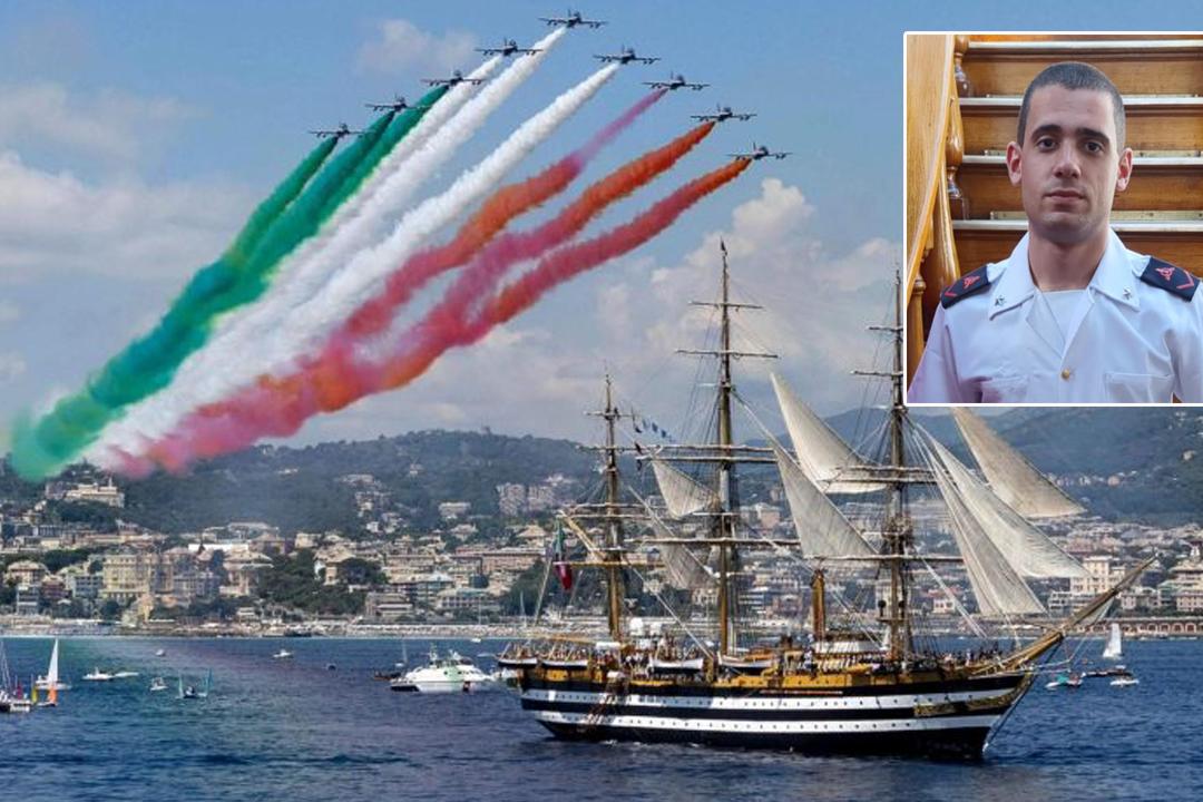 Simone Maiolo, il giovane cosentino che gira il mondo sull'Amerigo Vespucci