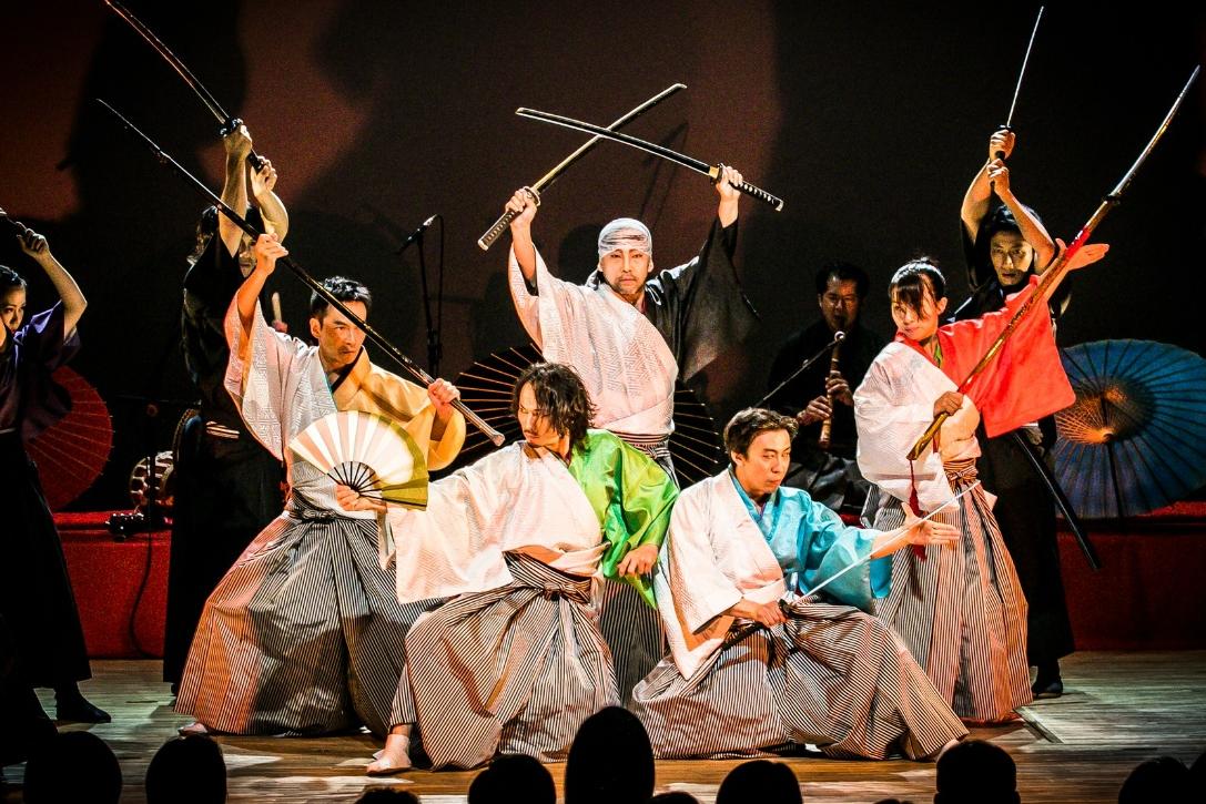 Teatro, la compagnia giapponese Samurai artist Kamui approda a Tropea