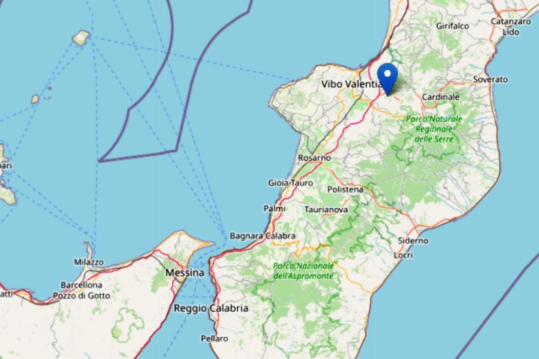 Lieve scossa di terremoto in Calabria: il sisma nella notte con ...