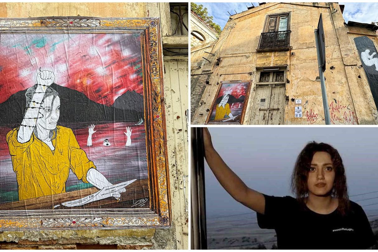 Maysoon Majidi è la protagonista della nuova opera dello street artist ...