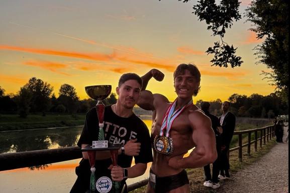 Il bodybuilder calabrese Andrea Notaro campione italiano