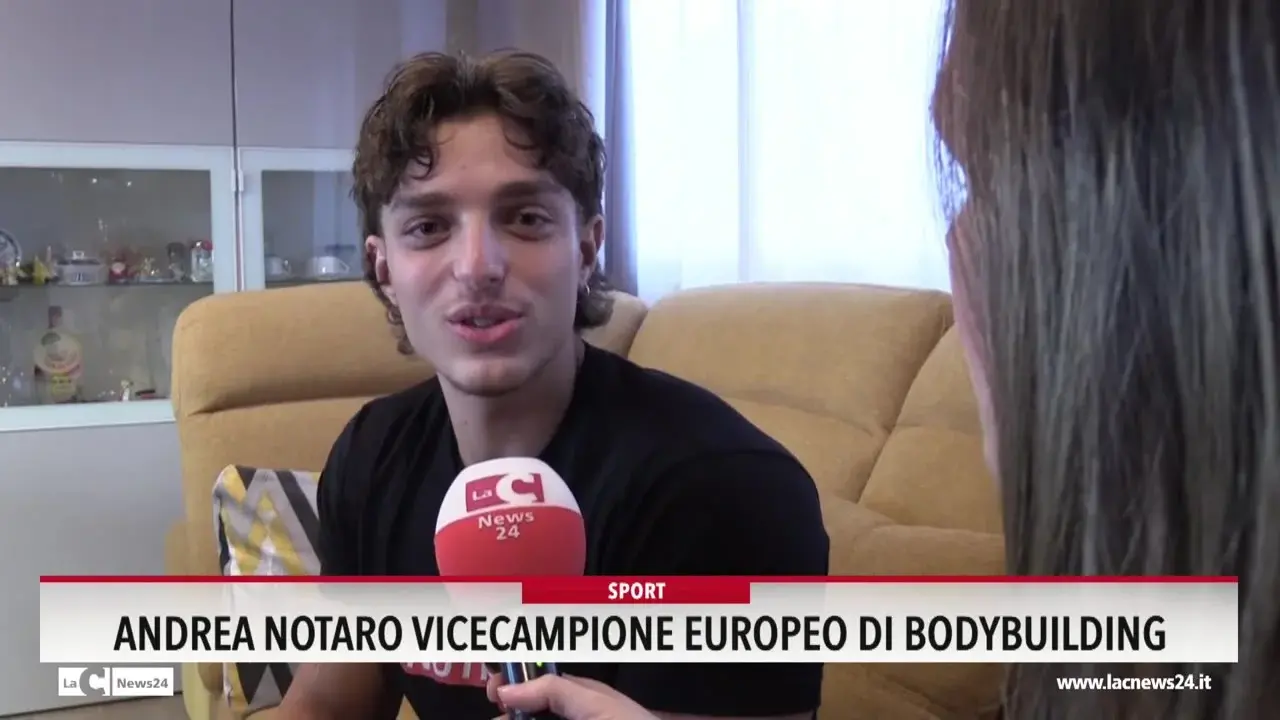 Andrea Notaro vicecampione europeo di Body building