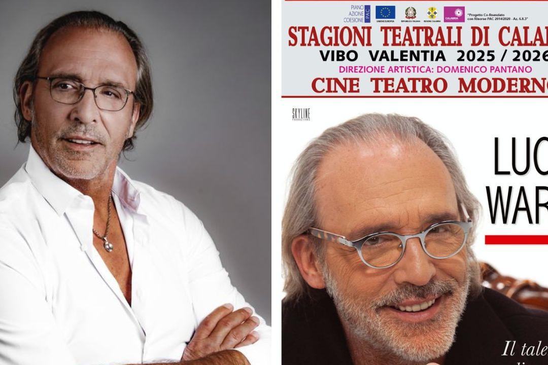 Luca Ward a Vibo con lo spettacolo “Il talento di essere tutti e nessuno"